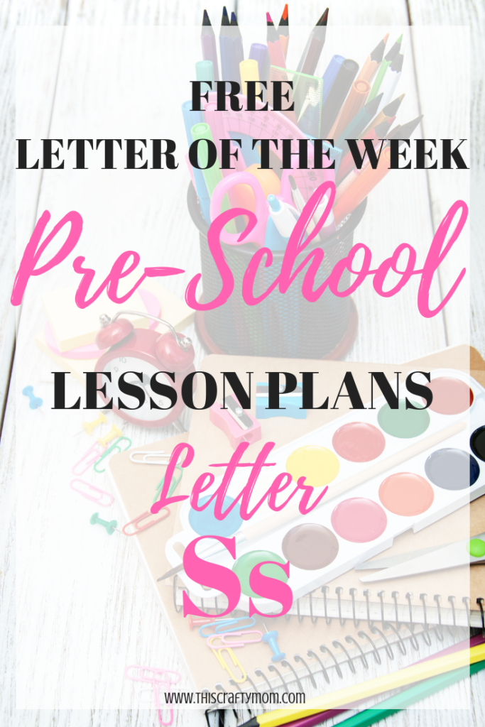Letter S - FREE PRESCHOOL WEEKLY LESSON PLAN – LETTER OF THE WEEK ...
