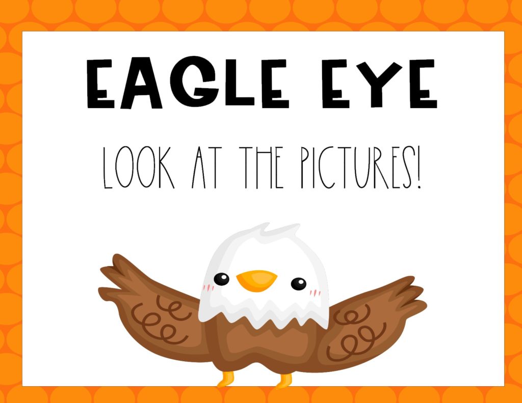 Teaching with Beginning Reading Strategies - Eagle Eye - This Crafty Mom